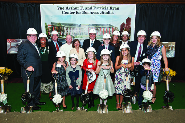 College breaks ground for Arthur F. and Patricia Ryan Center for ...