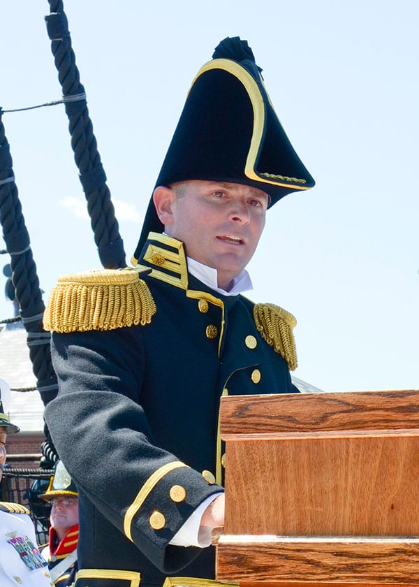 Gerosa ’94 takes command of ‘USS Constitution’ – PC News