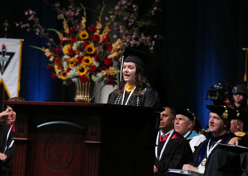 Greetings from the senior class president, Gretchen Barrett ’17 – PC News