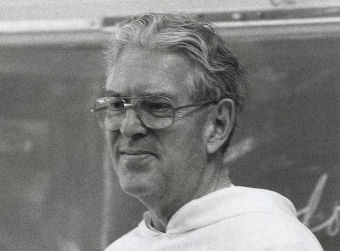 Rev. Thomas Peterson, O.P. '51, '85Hon., reflection on Aquinas Hall ...