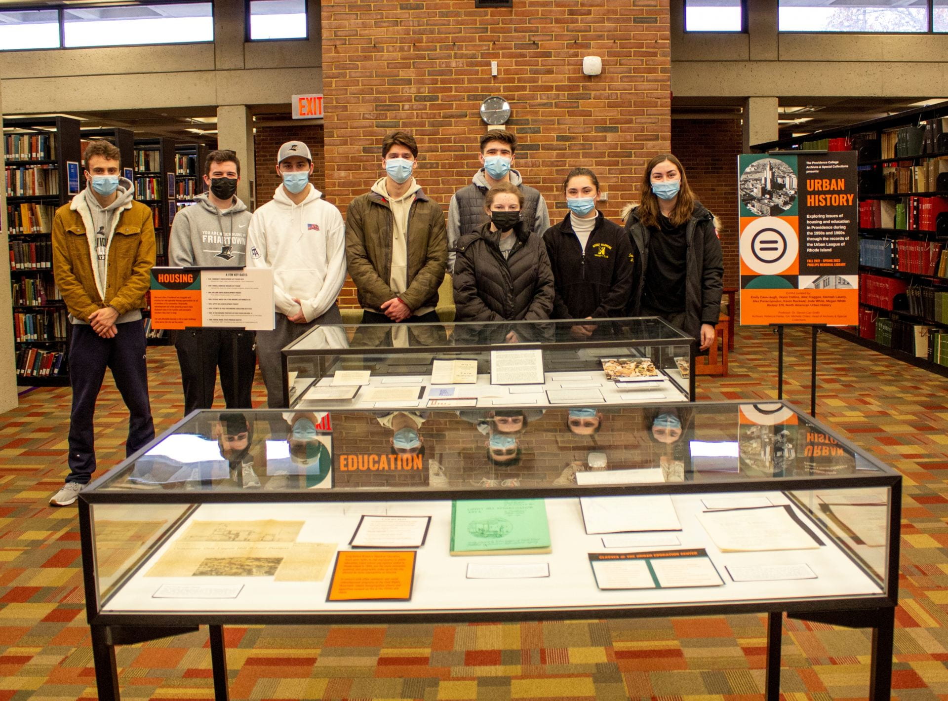 History students curate exhibit on urban housing and education