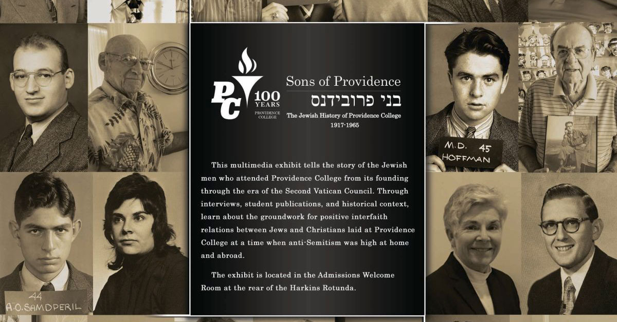 “Sons of Providence: The Jewish History of Providence College, 1917-1965” – PC News