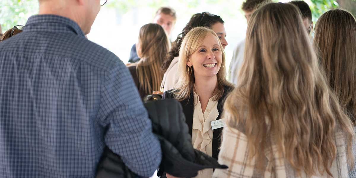 Management major Jillian Waugh ’04 returns to Providence College to ...
