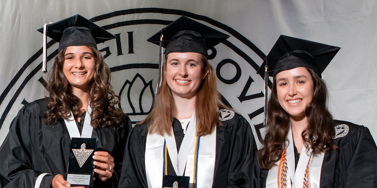 Three women in the Class of 2024 are top scholars with perfect 4.0 GPAs